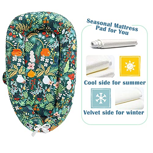 Lion Paw Baby Lounger Sleeper Nest with Replaceable Seasons Mat,100% ...