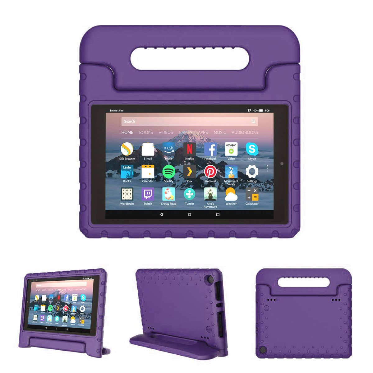 Kids Case for Fire HD 8 6th/7th/8th Generation (2016/2017/2018 Release ...