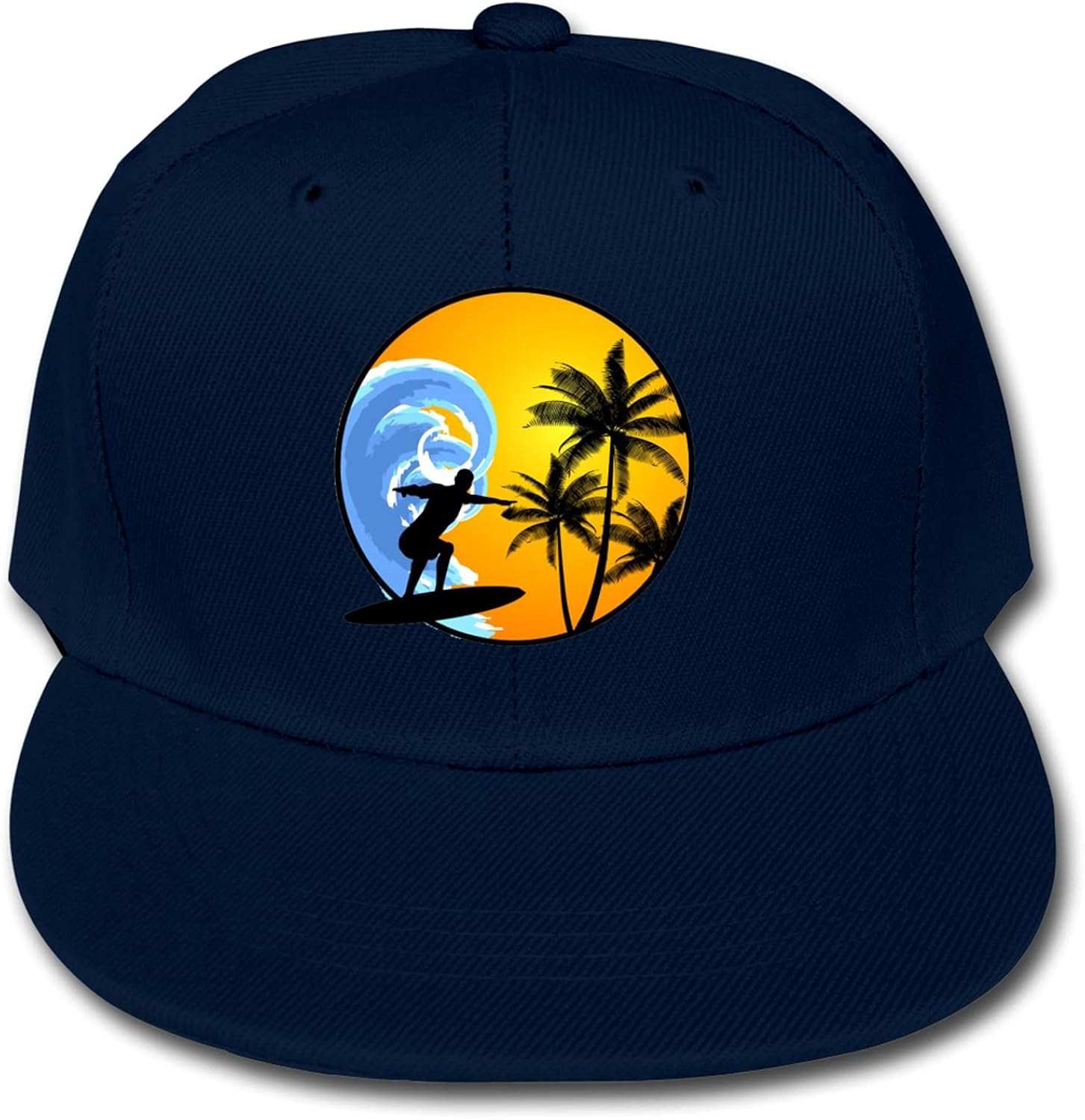 Vintage Surf Time ChildSimplicity Boy Girl Baseball Cap Summer Navy ...