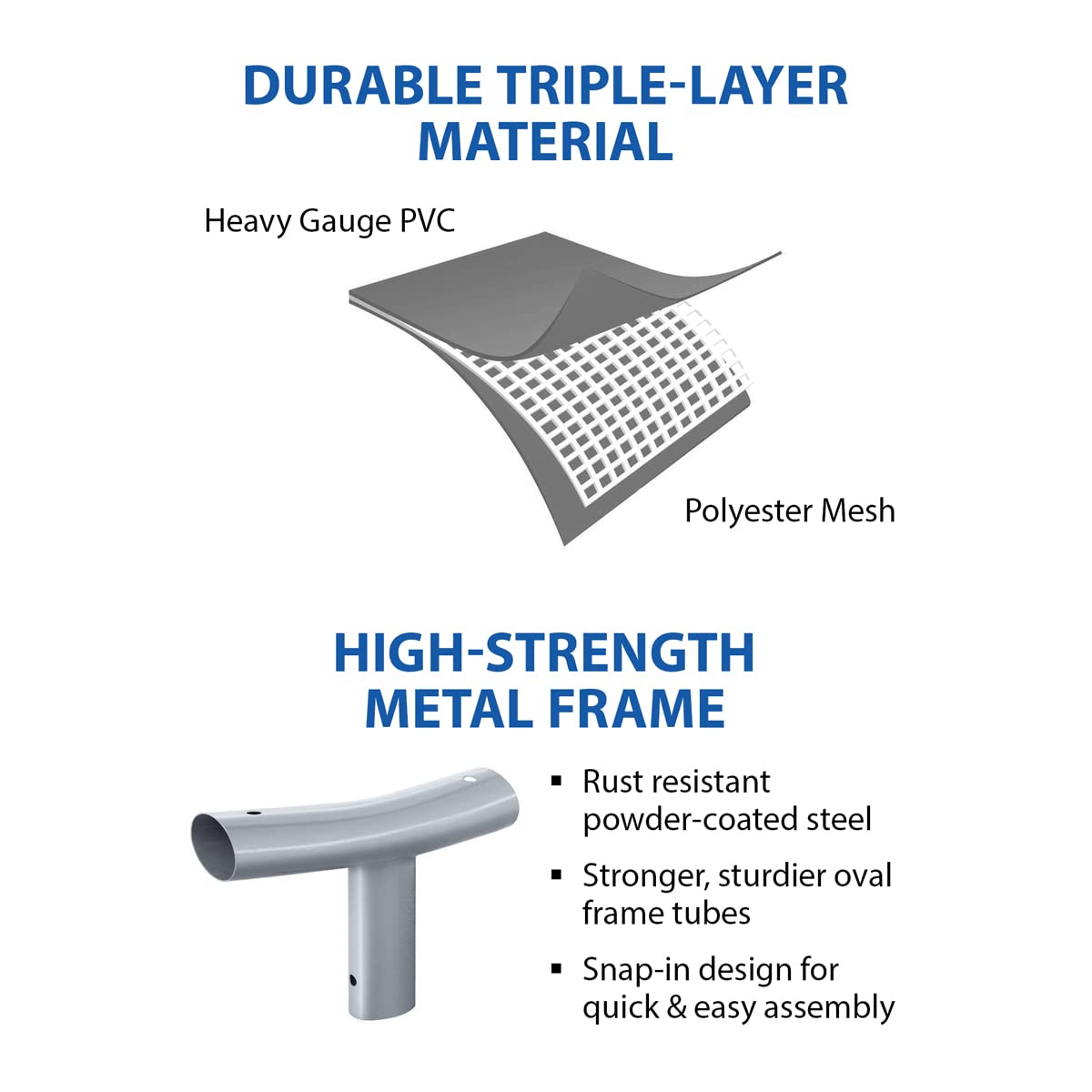 Mua Seaich 32' x 16' x 52" Above Ground Pool with Metal Frame ...