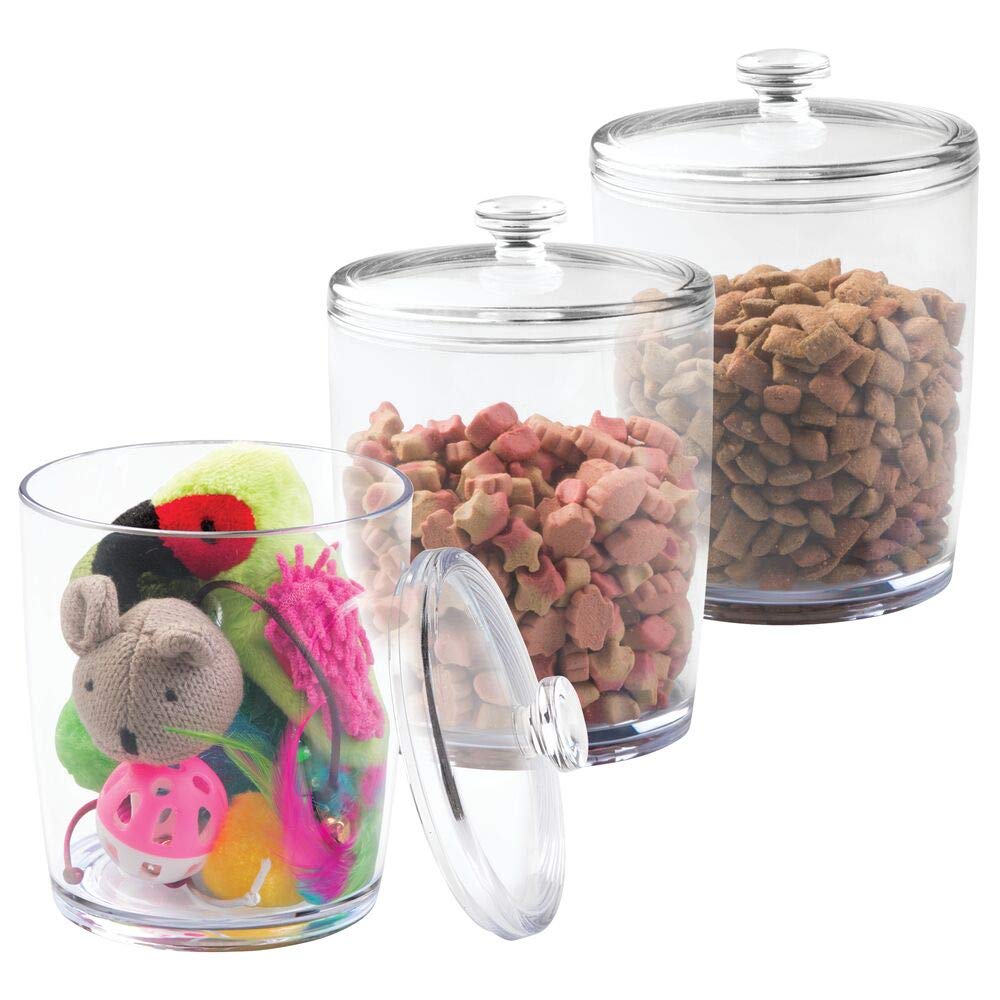 Mdesign Plastic Containers Amici Pet Maxwell Collection Dog Canister ...