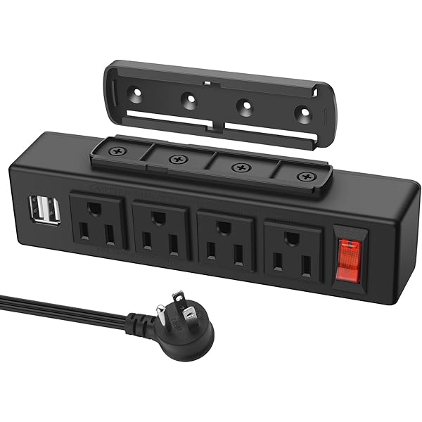 20W USB C Under Desk Power Strip Mountable,Total 40W Fast, 43% OFF