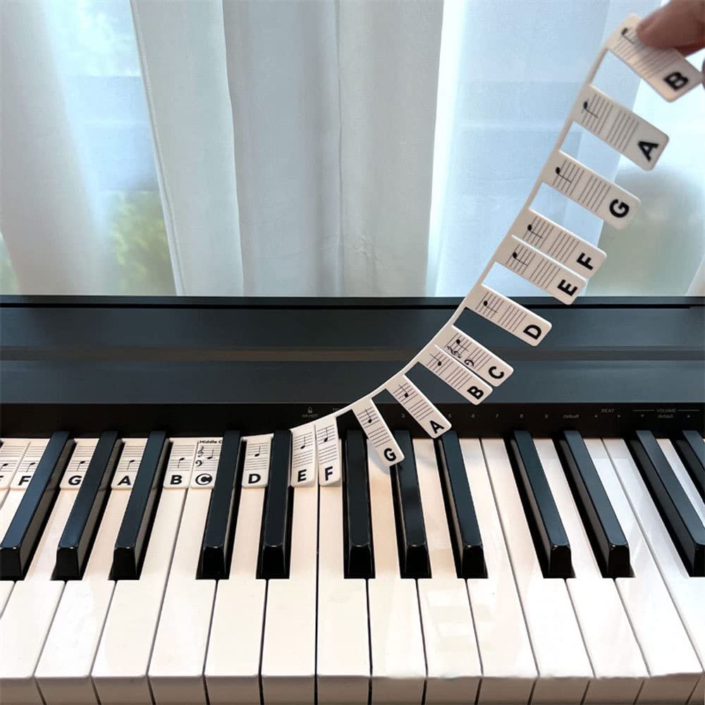 Mua Piano Sticker Keyboard Sticker 61/88 Keys Keyboard Sticker Beginner ...
