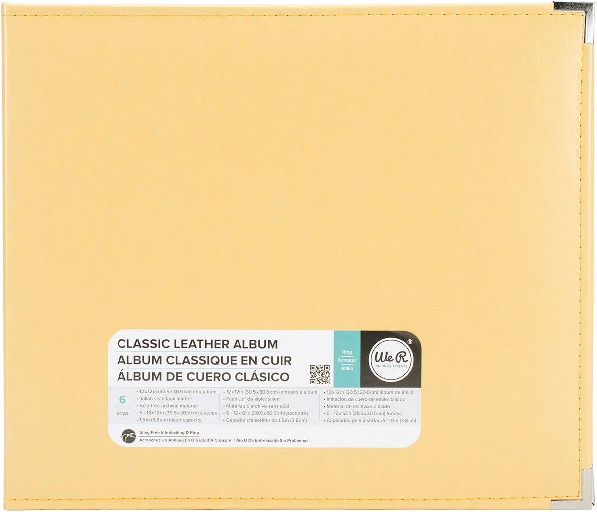We R Memory Keepers We R Classic Leather 3-Ring Album X 12-inch ...