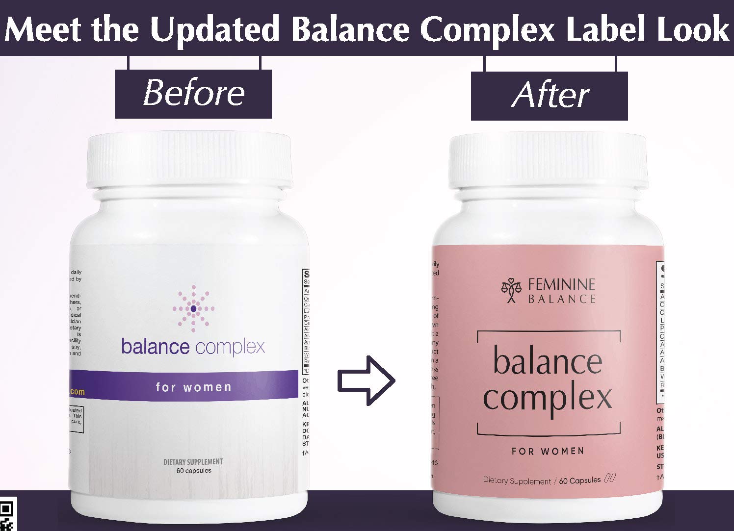 Balance Complex Vaginal Health Dietary Supplement, 60 Capsules