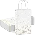 Amazon.com: Sparkle and Bash 25 Pack Small Gift Bags with Handles ...