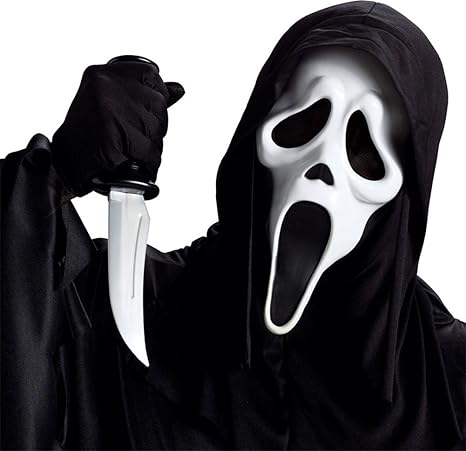 Scream Ghost Face Mask and Knife One Size: Amazon.com.au: Fashion