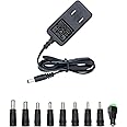 Amazon.com: 12V 1A 0.8A 0.5A 5FT Power Supply Adapter 12W AC DC Adapter ...