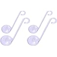 Amazon.com: Chef Craft Plastic Mini Ladles in 2 Sizes, Set of 4, Clear ...
