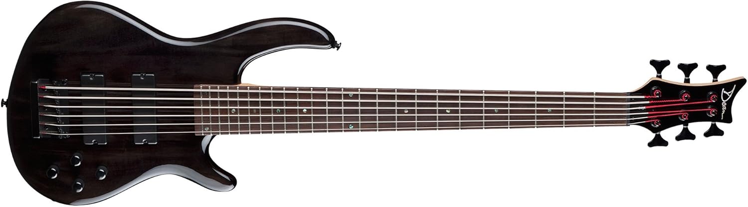 Dean E6 TBK Edge 6 String Electric Bass Guitar - Trans Black: Amazon.co ...