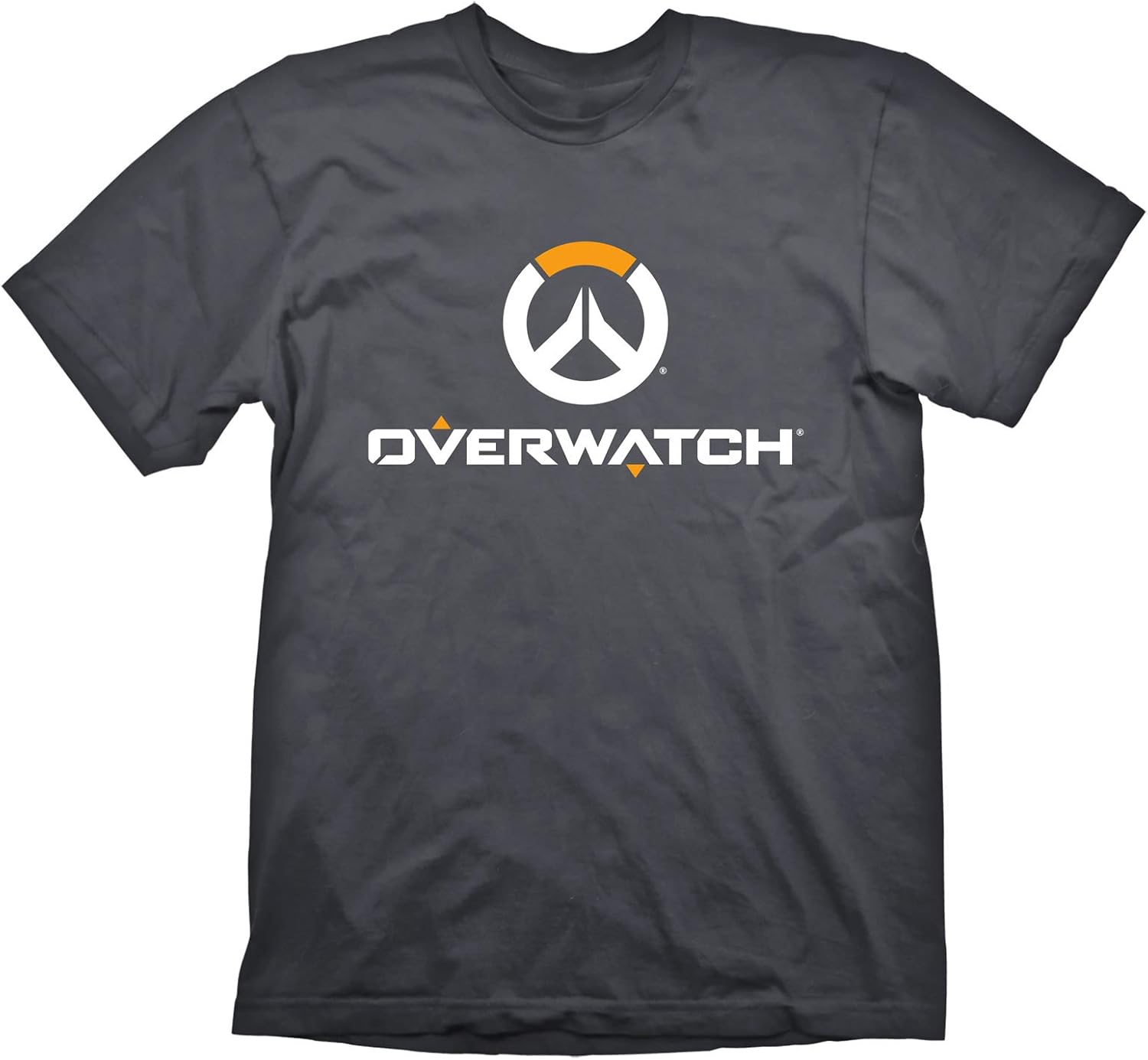 Overwatch T-Shirt "Logo" White/Orange on Grey Size M: Buy Online at ...