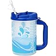 Amazon.com: Hospital Cup with Lid and Straw, Large Water Cup with Straw ...