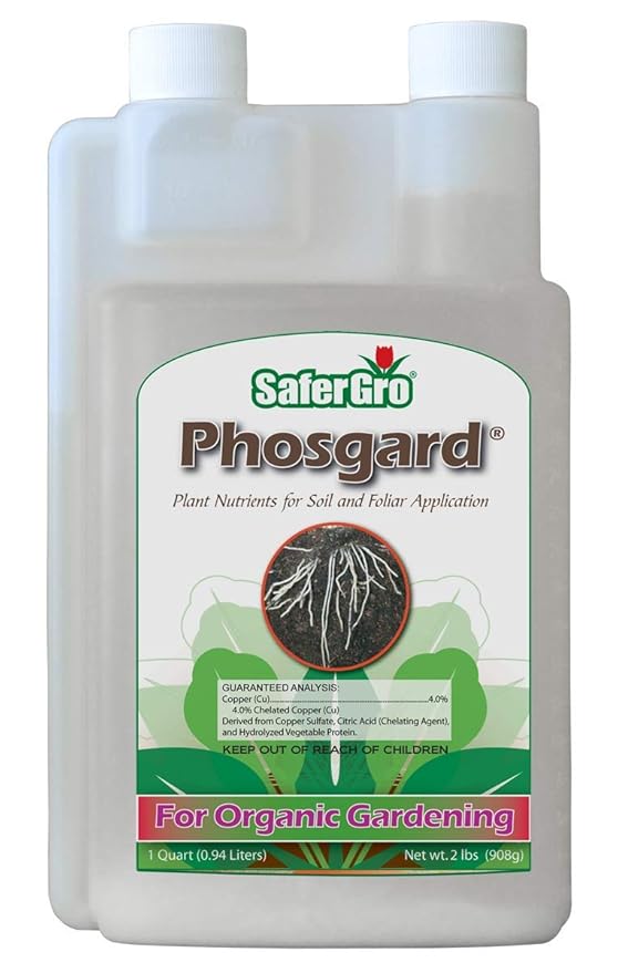 Amazon.com : Safer Gro 758004-QT Phosgard Plant Fertilizer, 0-28-25 ...