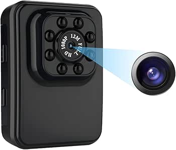 Amazon.com : Mini Camera Small Hidden Camera 1080P HD Sport Camera with ...