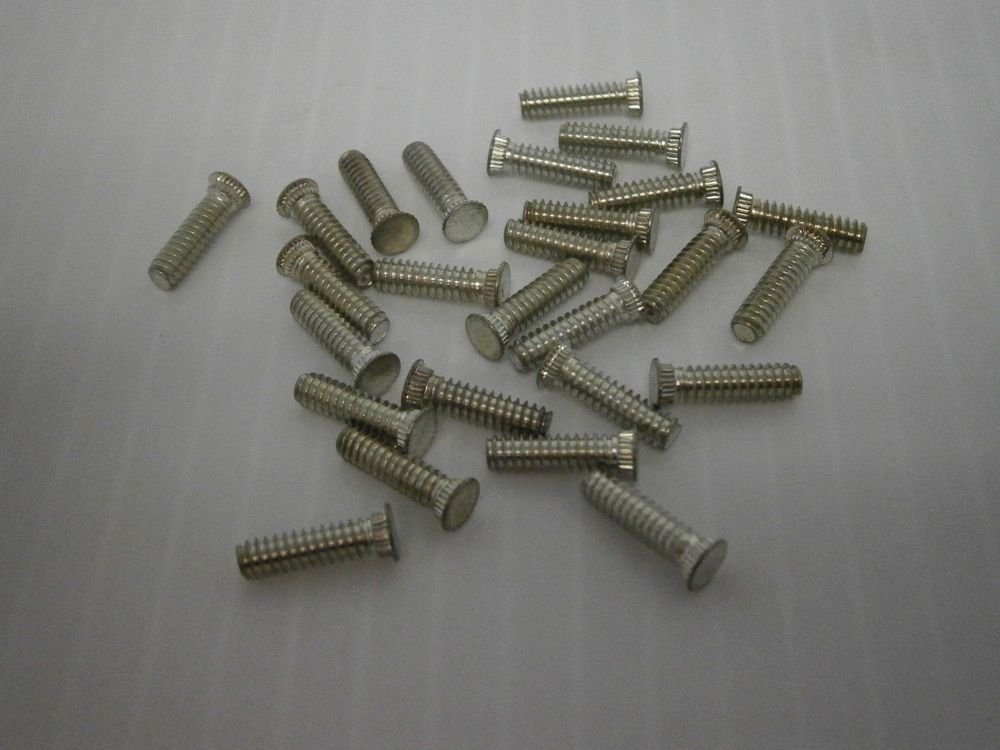 SELF-CLINCHING FASTENER KFH-M3-8ET M3X8mm Metric Bronze BROACHING Stud ...