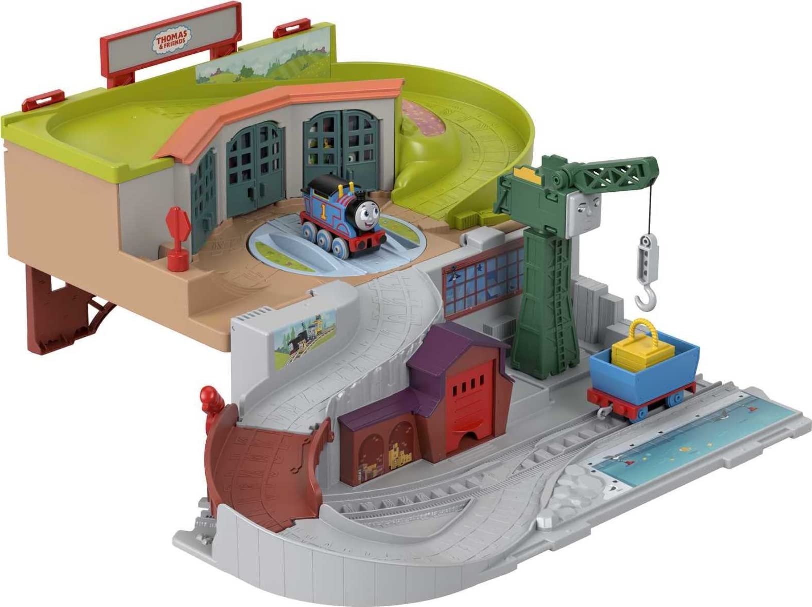 Mua Sodor Take-Along Train Set with Diecast Push-Along Thomas Engine ...