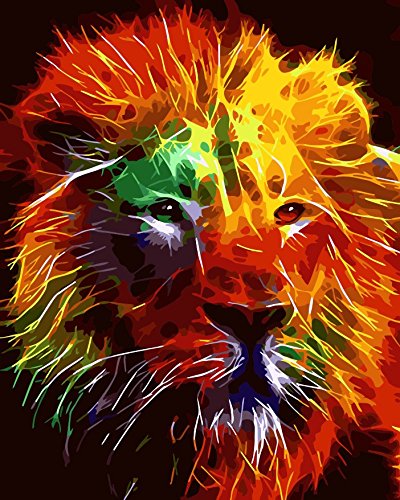 Lion Paint By Number Kits Stunning PBN Kits of The King Of The Jungle