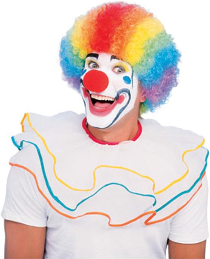 Parrucca Pagliaccio Clown Multicolor riccia: Amazon.it: Giochi e giocattoli