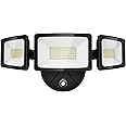 Onforu 55W LED Dusk to Dawn Security Lights, 5500LM Exterior Flood Light, IP65 Waterproof ...