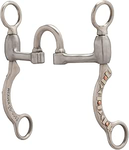 Weaver Leather Pro Series 5" Short Shank Horse Bit, Copper Correction ...