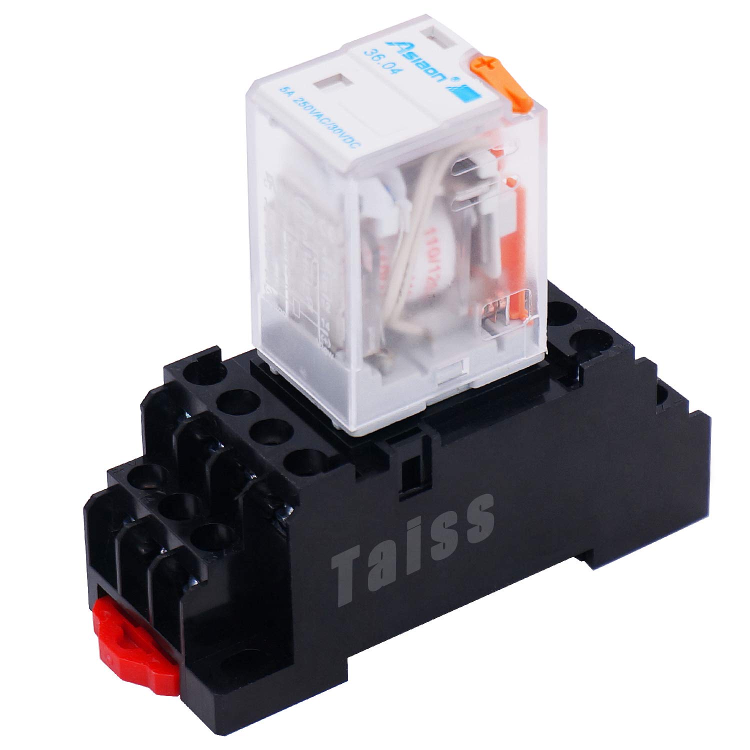 Relays Twidec/AC 110V/120V Coil 4PDT Electromagnetic Power Relay 14 ...