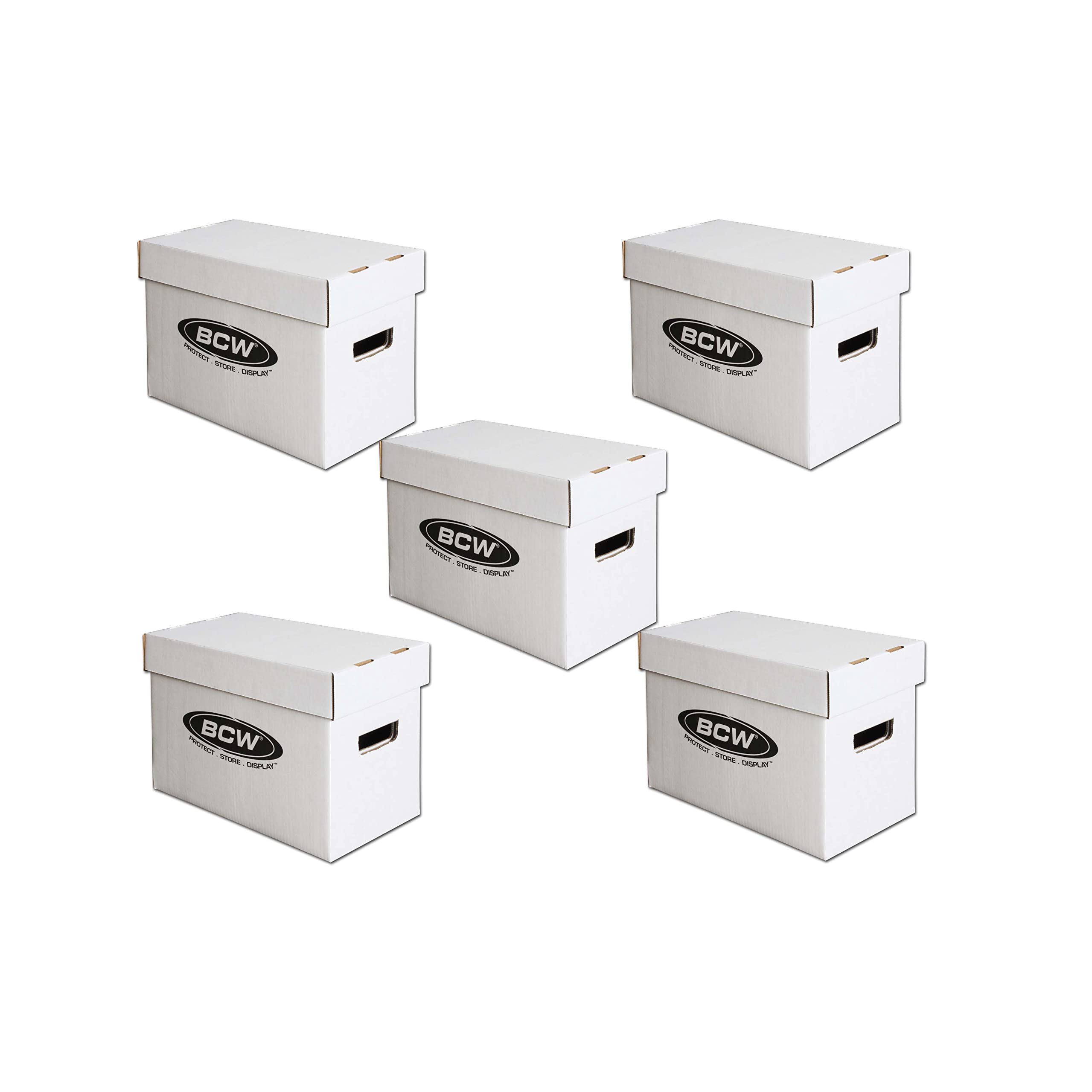 Mua BCW Short Comic Storage Box - 5 ct | White Corrugated Paper, 200 lb ...