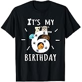 Amazon.com: It's My 6th Birthday Dog Lover Theme 6 Years Old Puppy T ...