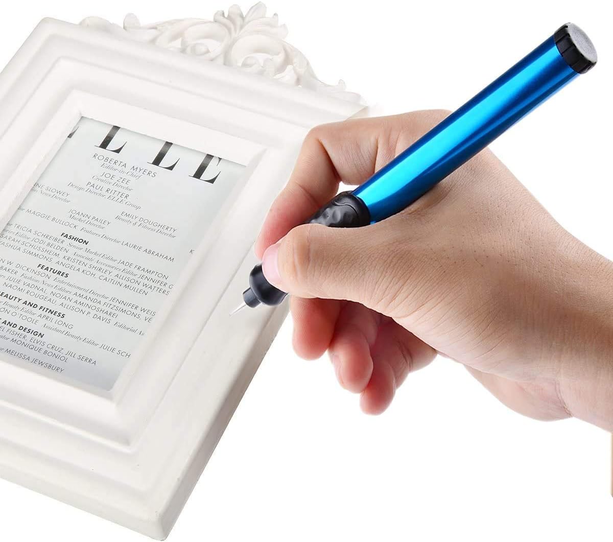 FOLAI Electric Pen Crave Tool with Diamond Tip Bit to Engrave on Metal ...