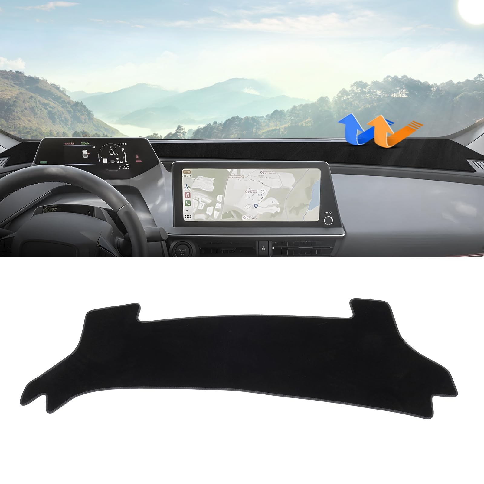 Autorder Dashboard Cover Mat for 2023 2024 2025 Toyota Prius ...