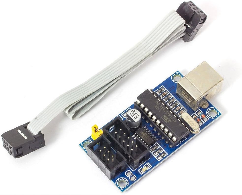 USB Tiny USBTiny ISP Programmierer schwarz für KK2: Amazon.de: Computer ...