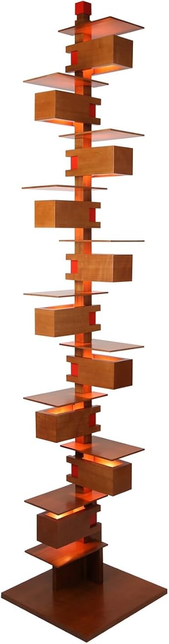 Amazon.com: Frank Lloyd Wright - Taliesin 2 Floor Lamp - Cherry Wood ...