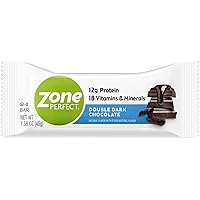 Amazon.com: ZonePerfect Protein Bars, Double Dark Chocolate, High ...