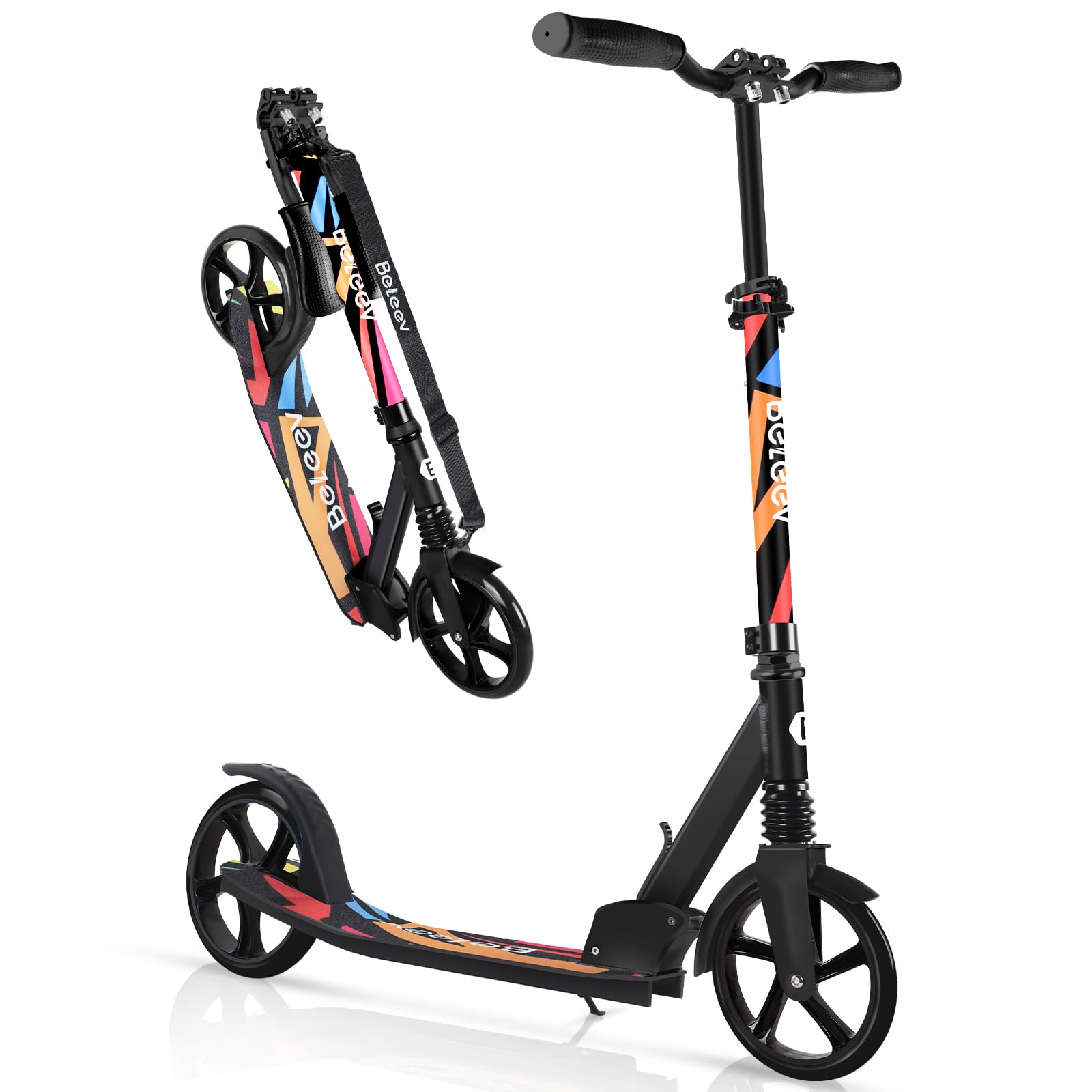 BELEEV V5 Scooters for Kids 6 Years and up, Folding Kick Scooter 2 ...