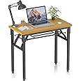Amazon.com: YJHome Computer Table Folding Writing Desk, Modern Office ...
