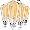 Dimmable LED Edison Light Bulbs 100W Incandescent Equivalent, Vintage ...