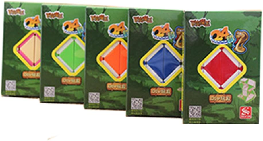 MZStech Set Magic Snake Twist Puzzle Twisty Toy Collection 24 Wedges ...
