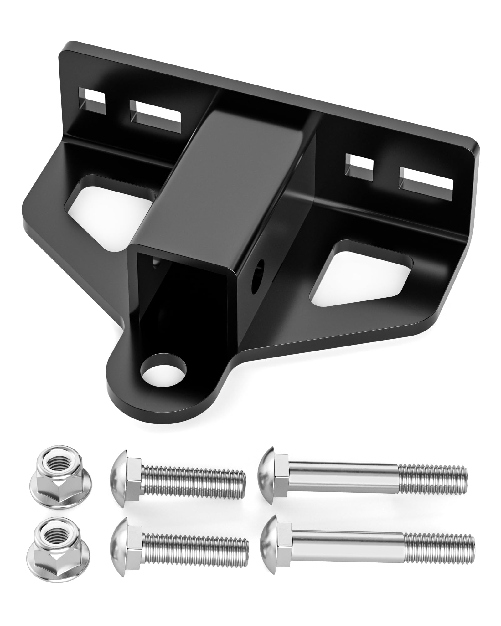 Zero Turn Lawn Mower Hitch with 1-1/4" Receiver, 6mm Thicker Heavy Duty ...