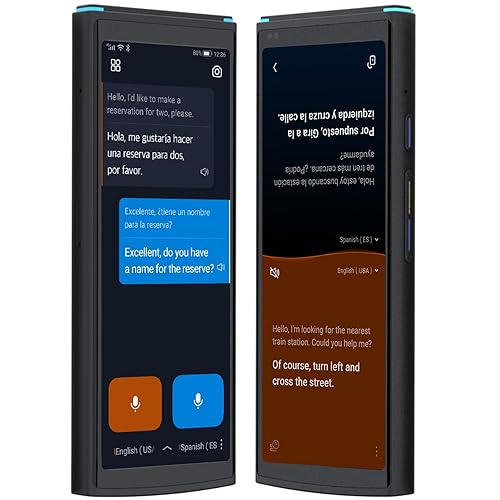 iFLYTEK AI Language Translator Device — 60 Languages, Real-Time Split ...