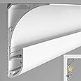 Amazon.com: Aluminum Crown Moulding Ceiling Led Track, Led Coving ...
