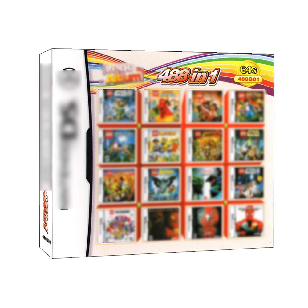 Buy Video Game DS 3DS Cartridge Card Game Console 488 In 1 MULTI CART ...