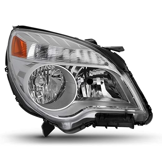 Amazon.com: VIPMOTOZ Chrome Housing OE-Style Headlight Headlamp ...