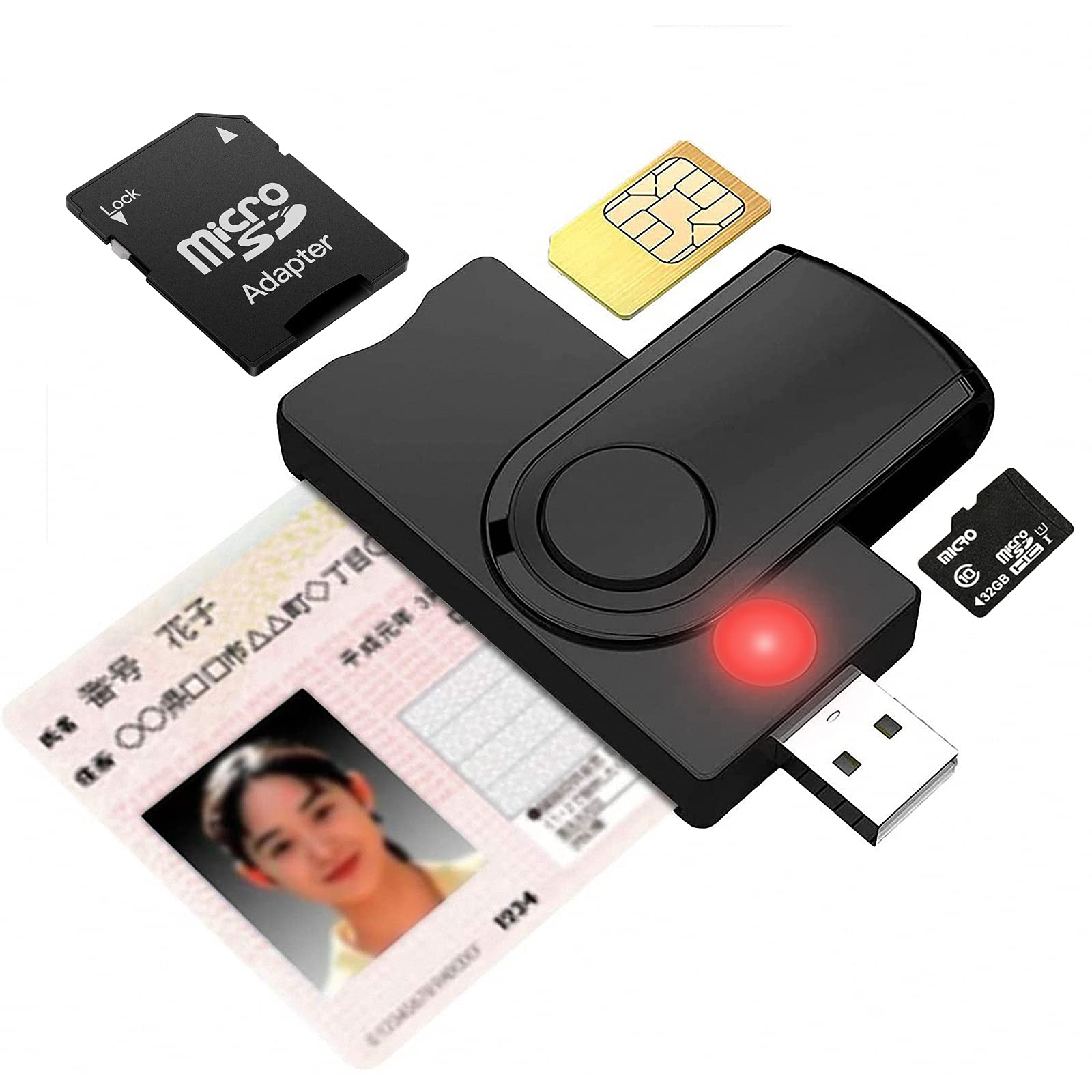 Mua 2021 Contact Type IC Card Reader Writer, My Number Card, Electronic National Tax Declaration ...