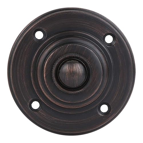 A29 Oil Rubbed Bronze Doorbell Button – 2 3/8" x 2 3/8" – Vintage ...