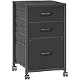 Amazon.com: Raybee 3 Drawer File Cabinet Printer Stand Filing Cabinet ...