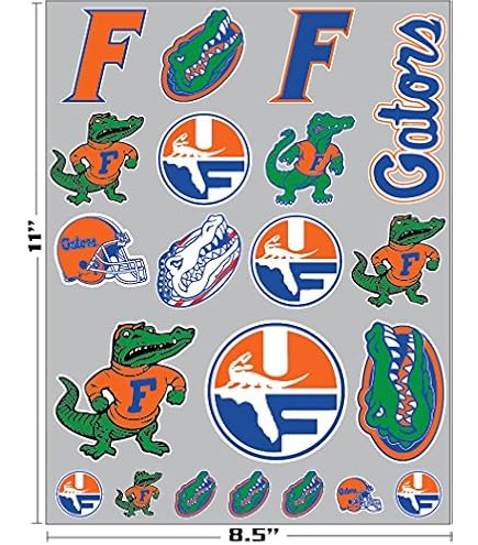 Gators Car Decal Florida Gators Die-Cut Vinyl Sticker - Waterproof ...