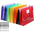 Amazon.com : Abgream 7 Pack File Folder - Expandable Poly Envelopes B4 Plastic Document Folder ...