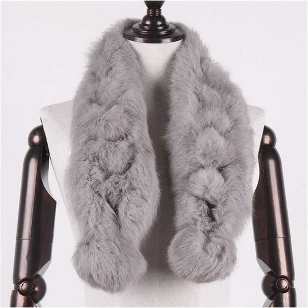 Bufanda de piel para mujer, de invierno, cálida, para el cuello ...