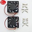 Amazon.com: 2 Packs 5010 50mm Fan -50mmx50mmx10mm Dual Ball Bearing ...