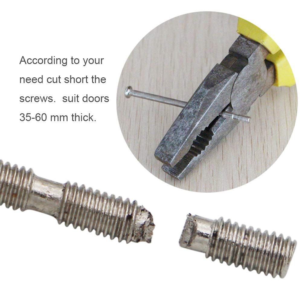 VINLIN 36 PCS Universal 100mm Adjustable Length M4 Screws Connecting Bolts 1 inch Long Sleeves ...
