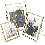 Amazon.com - Rising Star Double 4x6 Folding Picture Frames, Gold Metal ...